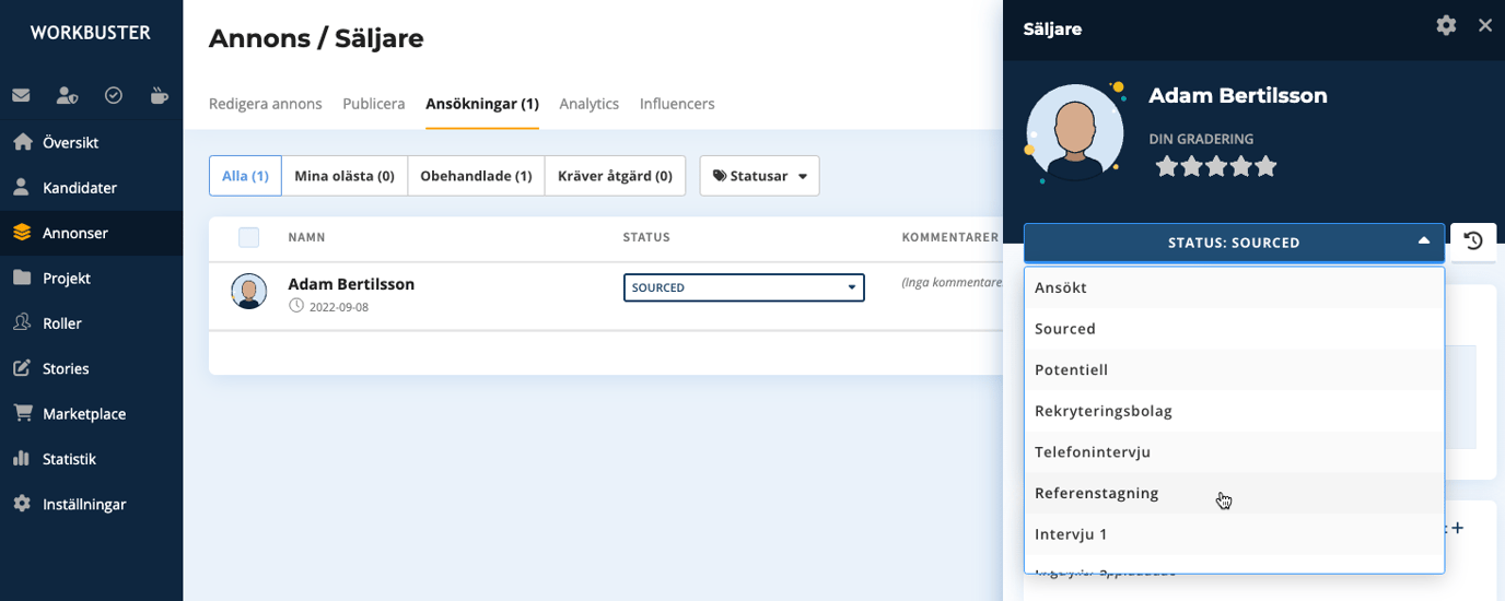 Hur fungerar integrationen mellan Refapp och Workbuster?